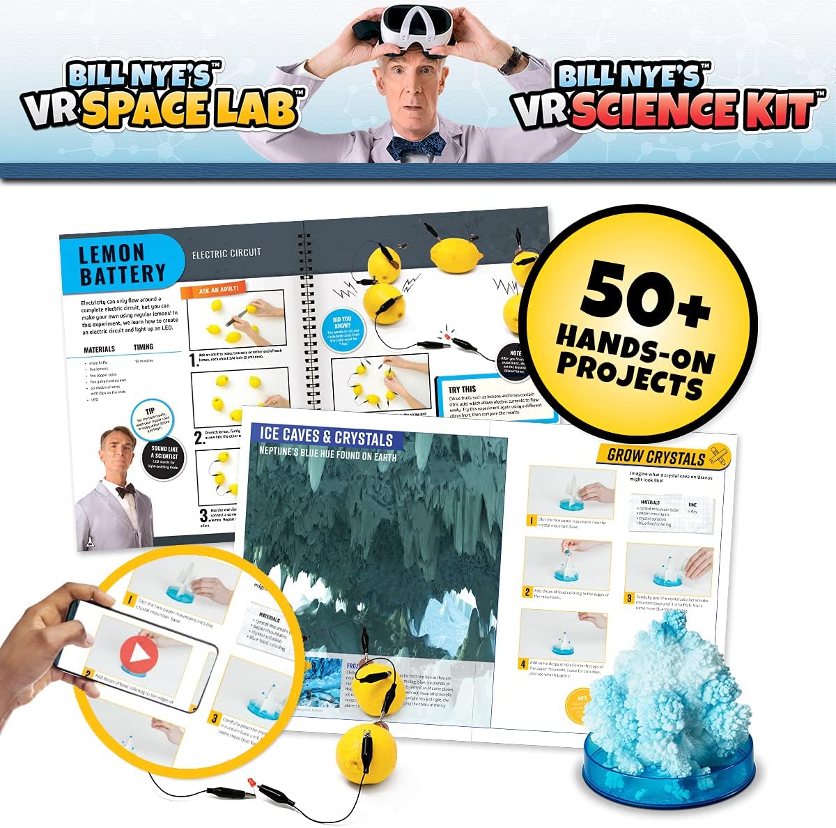 Bill Nye's Virtual Reality 2 in 1 Bundle Pack - VR Space Lab & Science